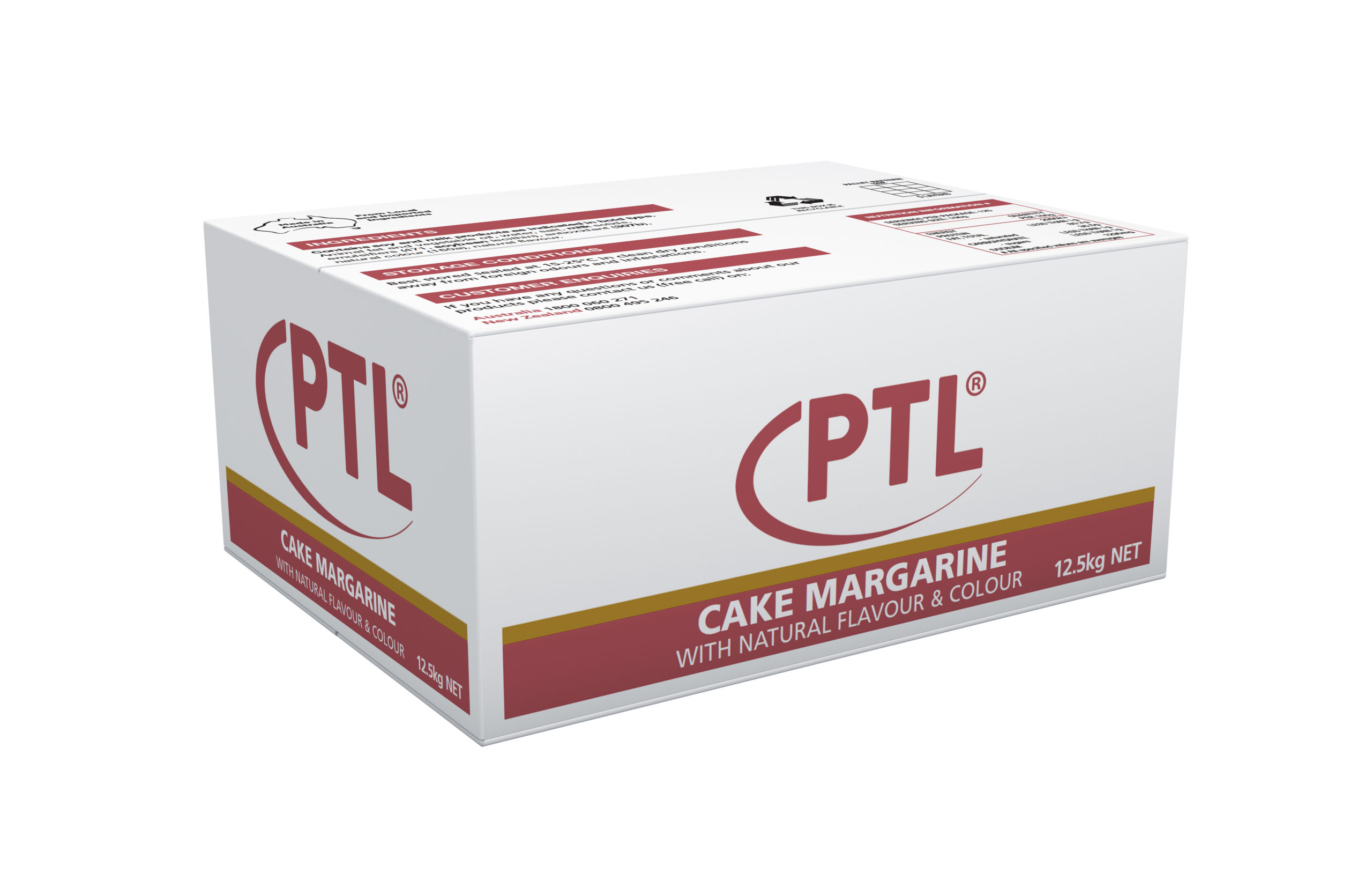 PTL Cake Margarine Medium (Natural Colour) 12.5kg | Human Nutrition ...
